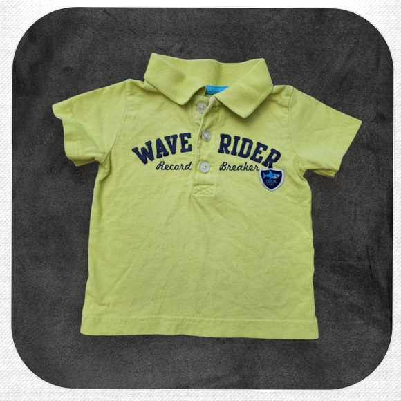 Carter's | Shirts & Tops | Yellow Waverider Polo Kids 6m | Poshmark